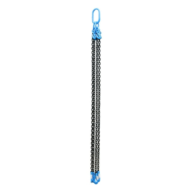 4 Leg Lifting Chain Sling with Clevis Grab Hook 2 Metre 10mm Chain WLL ...