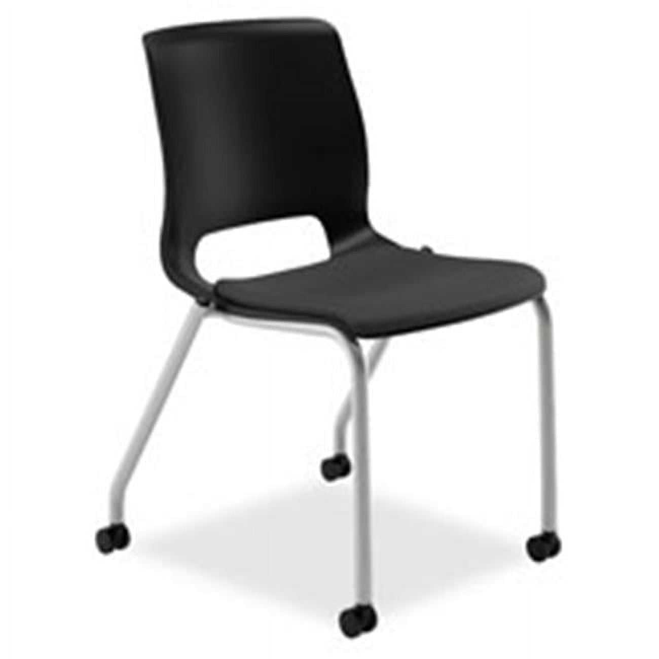 4-Leg Stack Chair, 23 in. x 21 in. x 32.25 in., Onyx-Black - Walmart.com