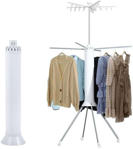 4-Legged 2 Tier Folding Portable Octopus Style Clothes Drying Rack with ...