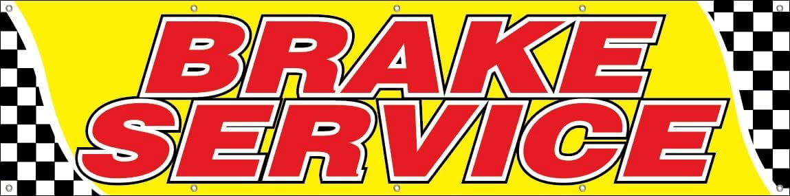 4 Less Co 2x8 Feet BRAKE SERVICE Vinyl Auto Repair Shop Sign With ...