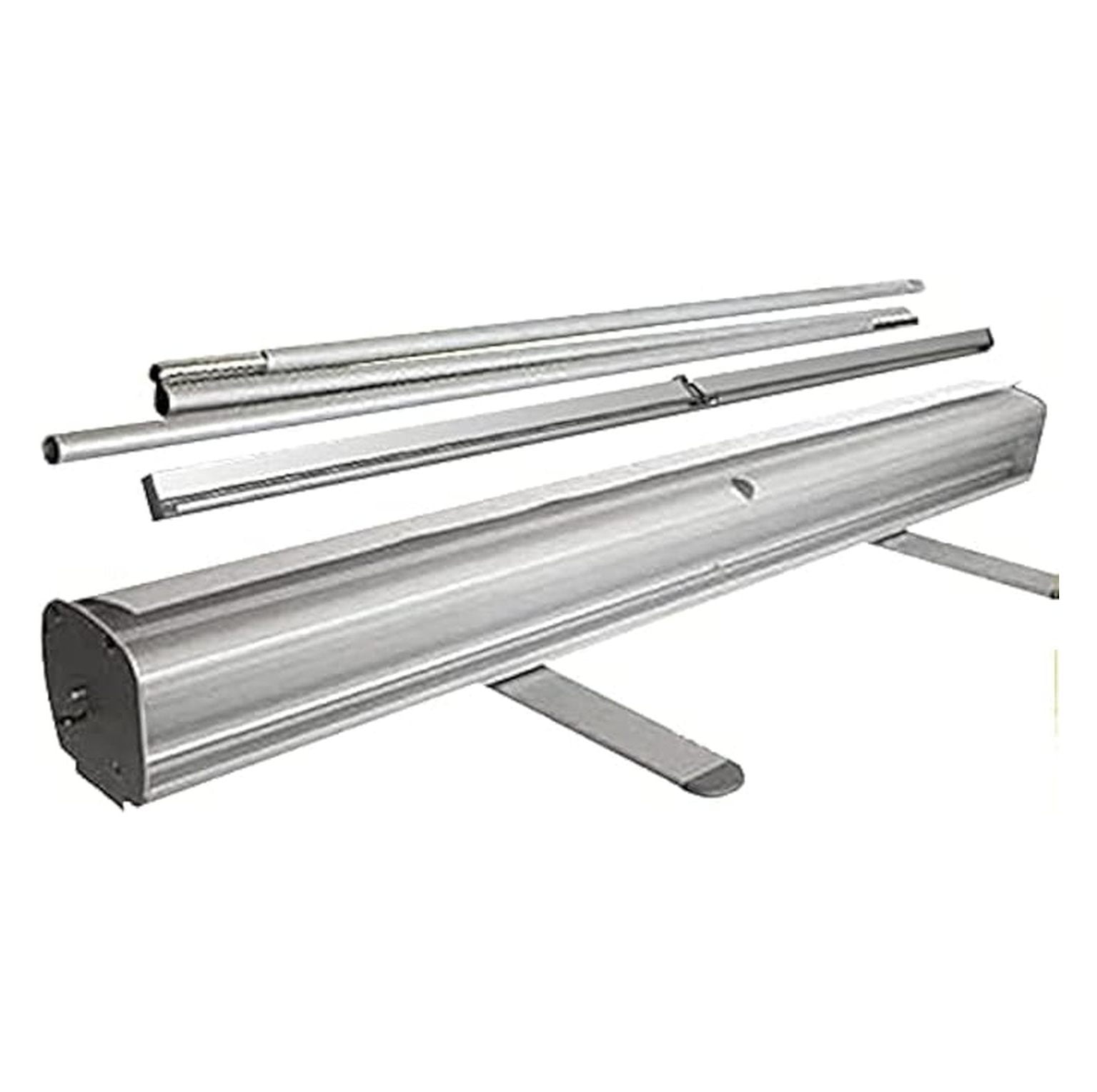 4 Less Co 33x79 Aluminum Retractable Banner Stand Trade Show Roll Up ...