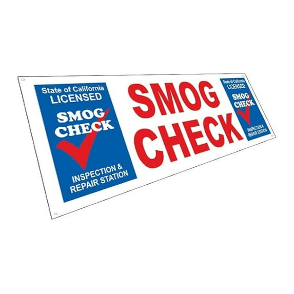 4 Less Co 3x10 Feet SMOG CHECK INSPECTION REPAIR Banner Vinyl Sign ...