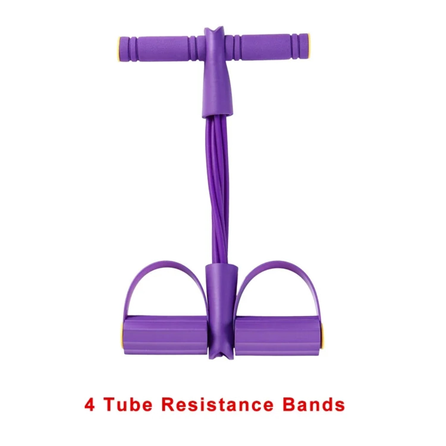 4-Level Resistance Band Tensioner with Non-Slip Handles - Home Fitness ...