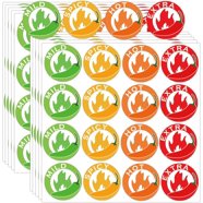 500Pcs White and Red Expiration Date Label Sticker,Medication ...