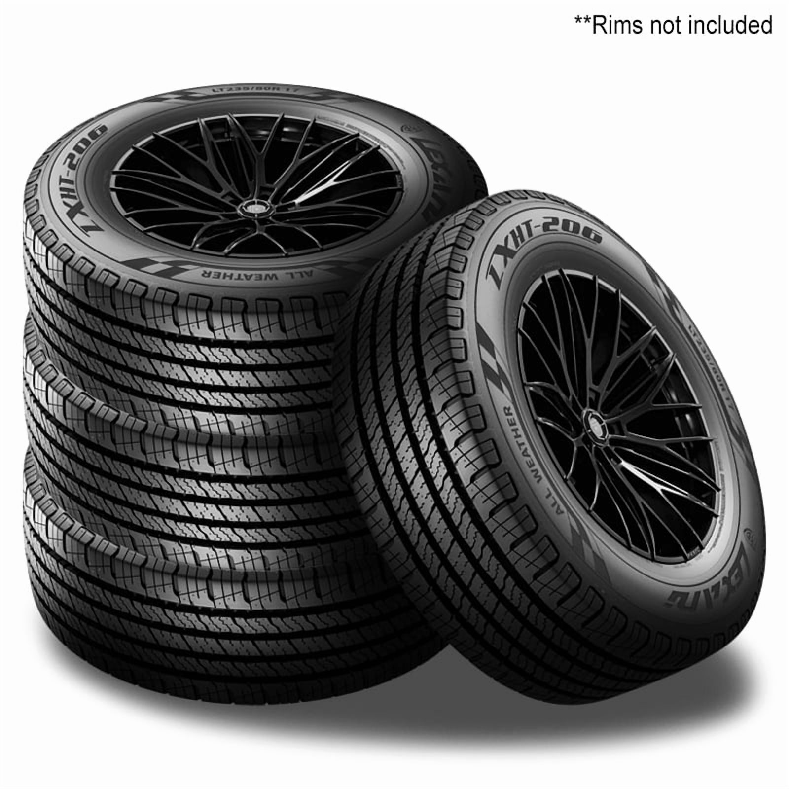 4 Lexani LXHT-206 P235/60R17 102H [50K Mi Warranty] 500AA Highway Truck ...