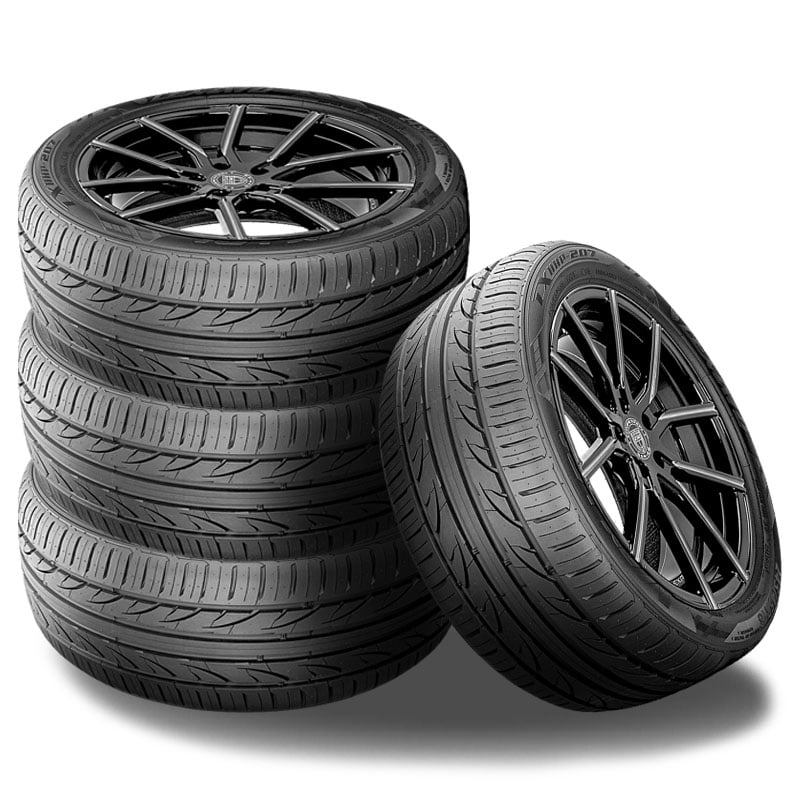 4 Lexani LXUHP-207 205/55R17 95V All Season High Performance [50K Mi ...