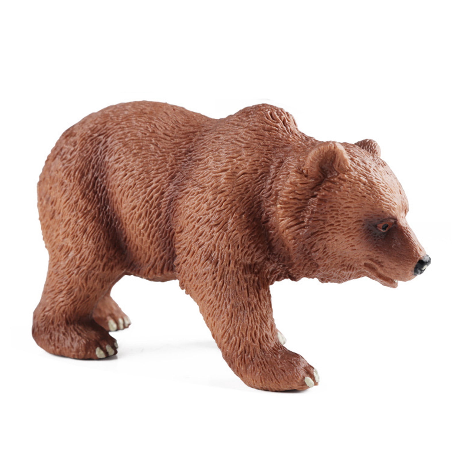 4’’ Life Like Brown Bear Model Figure for Room Decoration Model ...