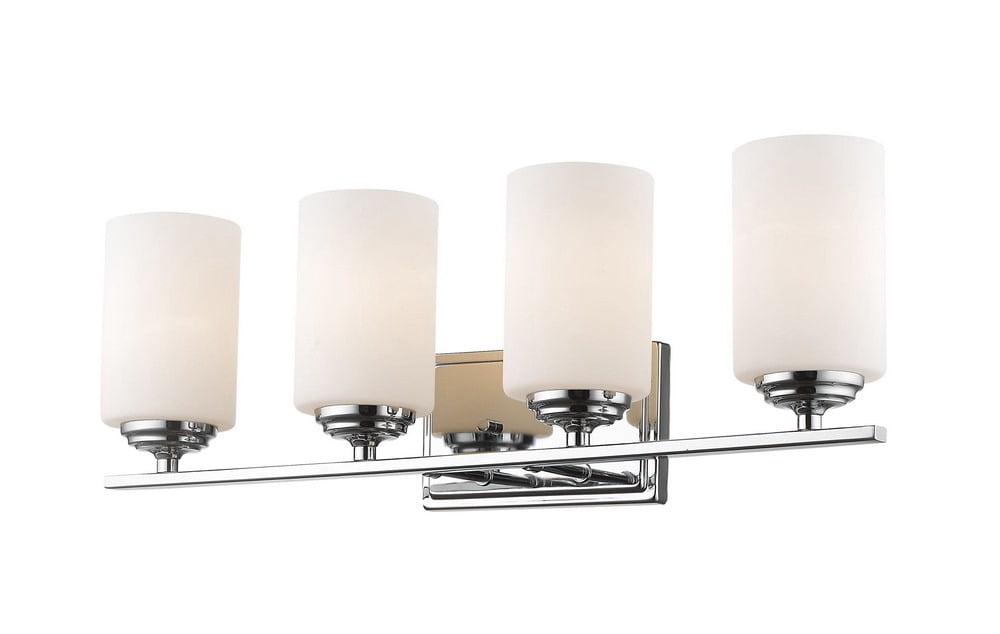 4 Light Bath Vanity In Fusion Style 24 Inches Wide By 8.5 Inches High Z ...