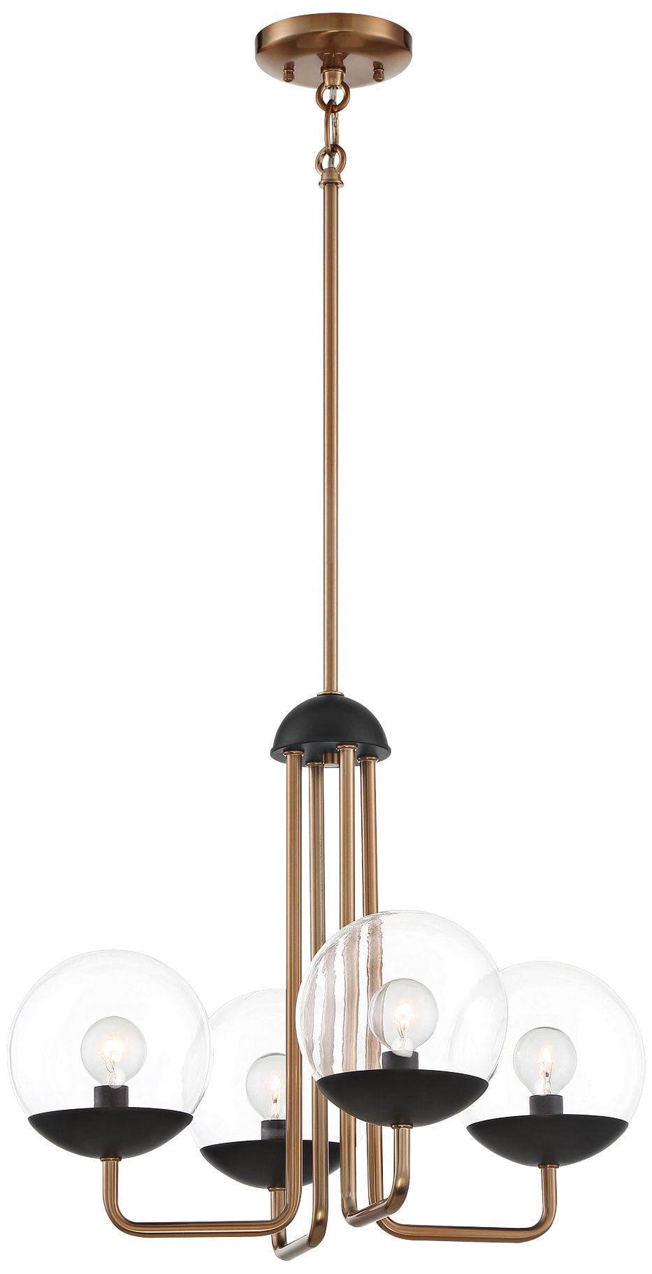 -4 Light Chandelier-19 Inches Wide By 16.25 Inches Tall -Traditional ...