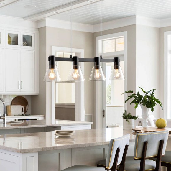 Canopy 6 Light Linear Kitchen Island Pendant