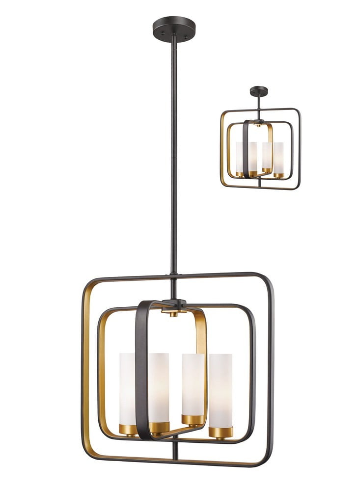 4 Light Pendant-Bronze Gold Finish Z-Lite 6000Sfc-Bzgd - Walmart.com
