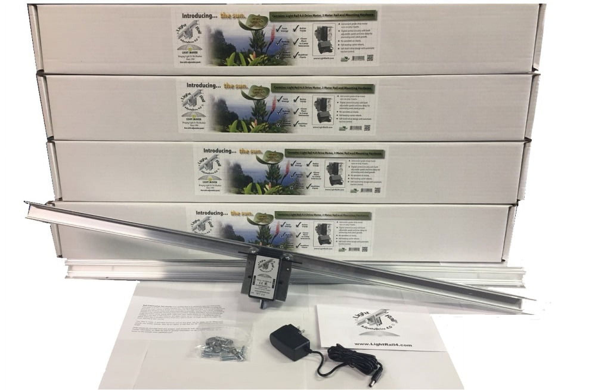 (4) Light Rail 3.5 IntelliDrive Kits Motor with Rail, LightRail Robotic ...