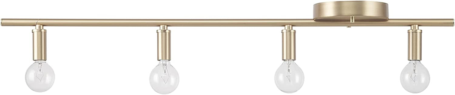 4-Light Slim Profile Track Lighting, Matte White, Track Ceiling Light ...