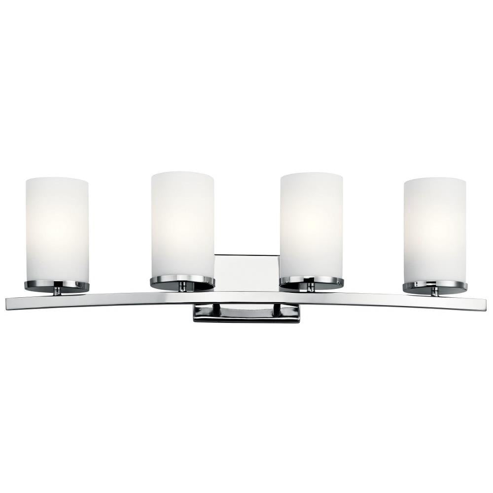 4 Light Vanity Light Approved for Damp Locations with Contemporary ...