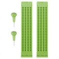 4 Lines 28 Cells Braille Braille Writing Plastic Braille Kit, Green (2 ...