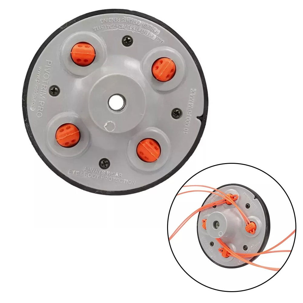 4 Lines String Trimmer Head For Lawn Mower Bump Speed Grass Trimmer ...