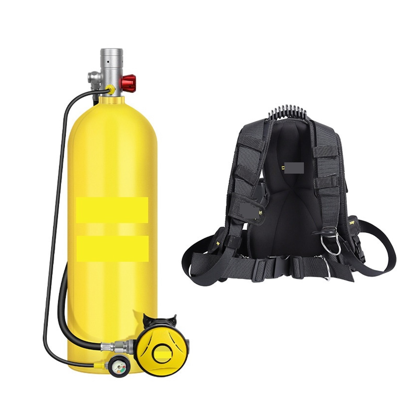 4 Liters X7000 Diving Snorkeling Equipment Diving Respirator Gill ...