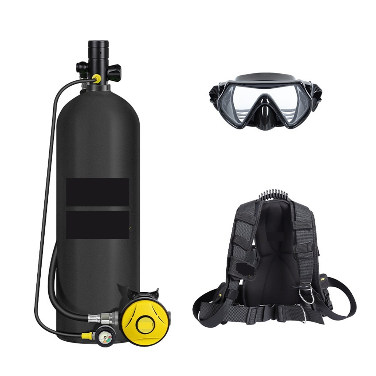 4 Liters X7000 Diving Snorkeling Equipment Diving Respirator Gill ...
