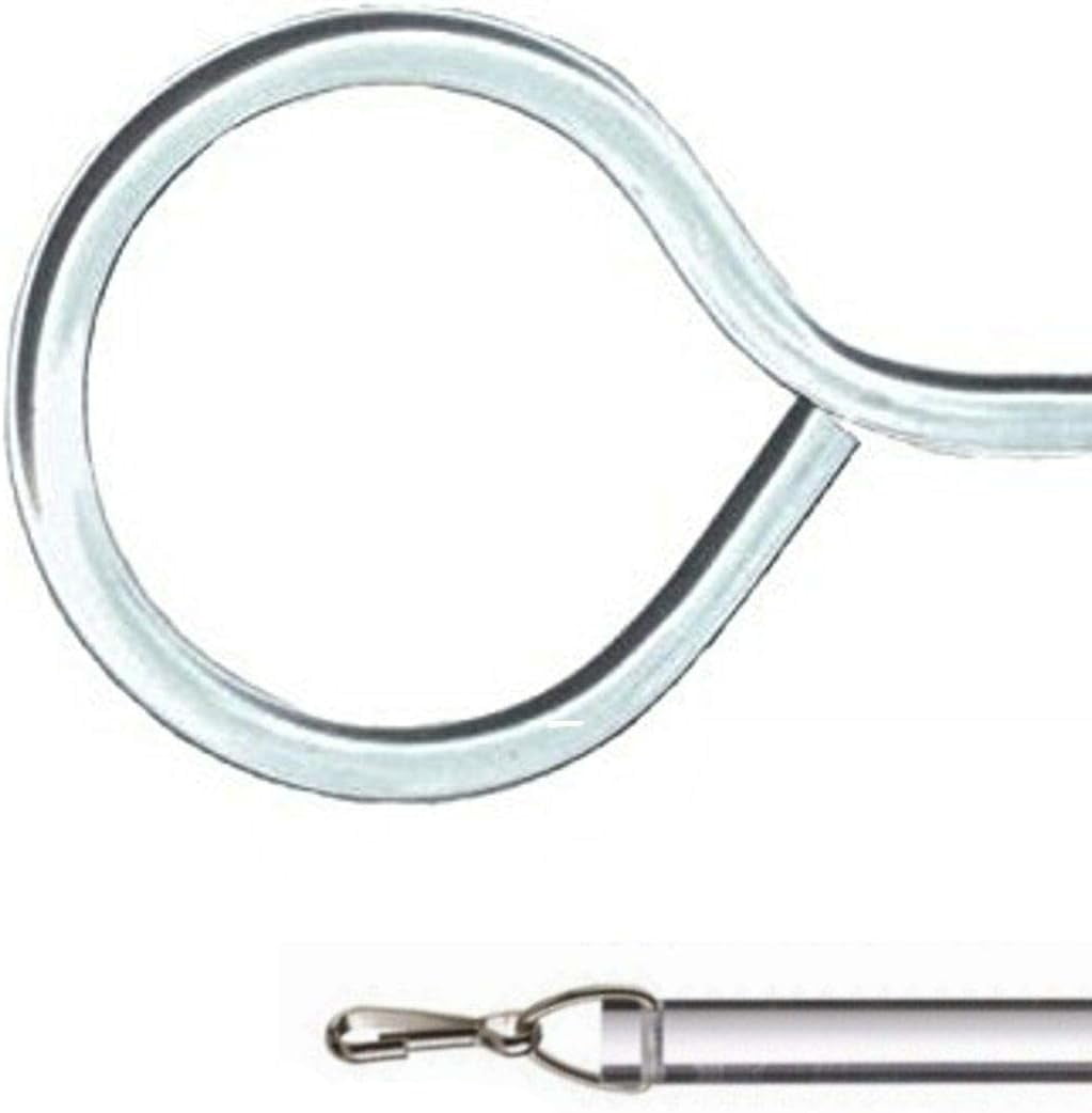 4" Loop Easy-Grab Handicap Drapery Baton Curtain Wand with Stainless ...