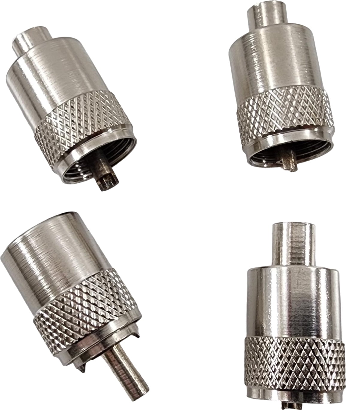 4 Lot Firestik T7-259 CB Radio PL259 Screw On RG8X/RG59 Coax Cable End ...