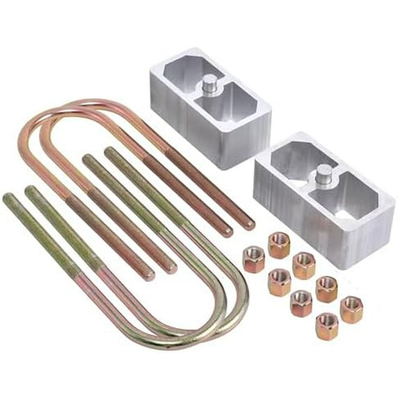 4" Lowering Block Kit and U-bolts Kit,Universal Leaf Spring Lowering ...