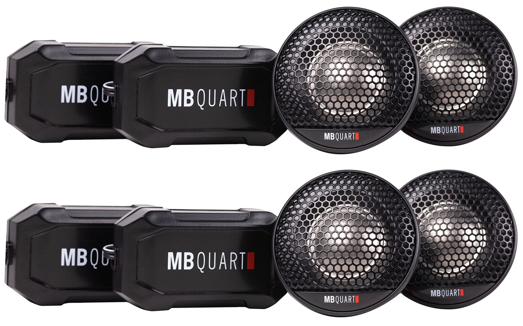 (4) MB QUART FT1-25 50 Watt RMS 1" Car Audio Tweeters + Crossovers ...