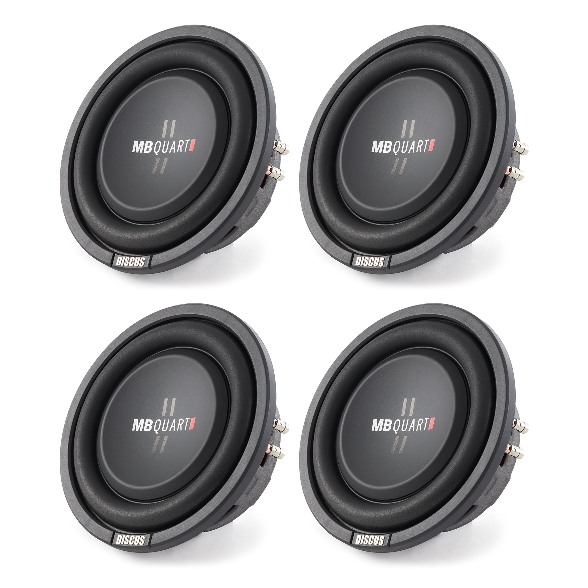 MB Quart DS1-204 400 Watt 8 Inch Shallow Slim Subs DVC Car Subwoofers ...