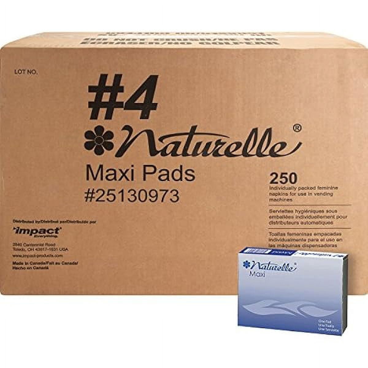 #4 Maxi Pads, Unscented, 250/Carton - Walmart.com