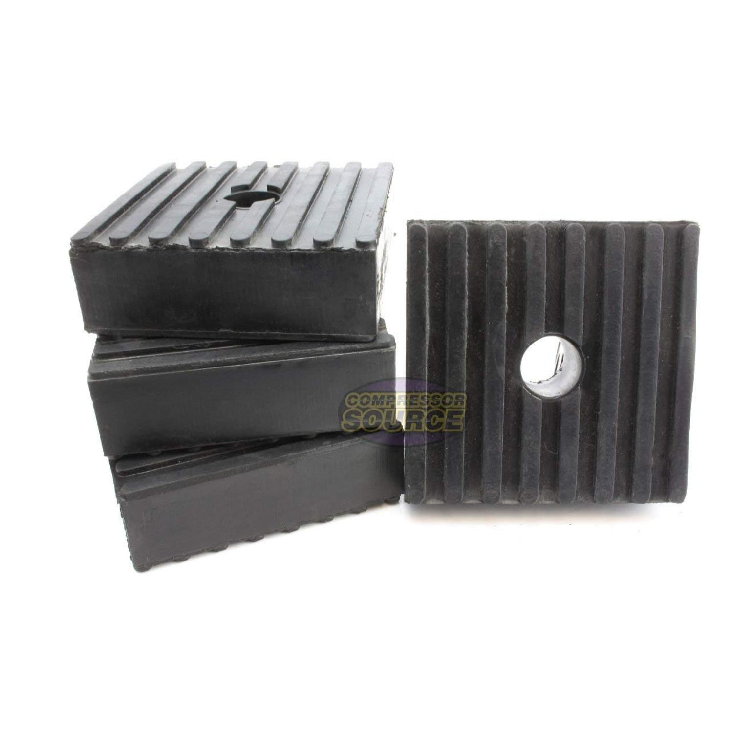 4 Medium Anti Vibration Isolation Pads Air Compressor Heavy Equipment ...