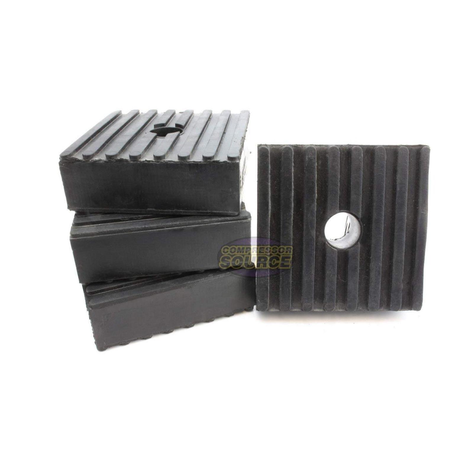 4 Medium Anti Vibration Isolation Pads Air Compressor Heavy Equipment ...