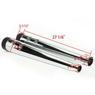 Bassani 4" Slip-On Mufflers-Chrome Slant Cut w/2" Baffles (FLH-529 ...