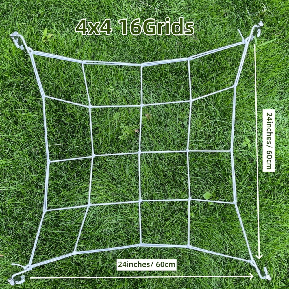 4'' Mesh Trellis Netting for Grow Tents Plant Support Elastic ScrOG ...