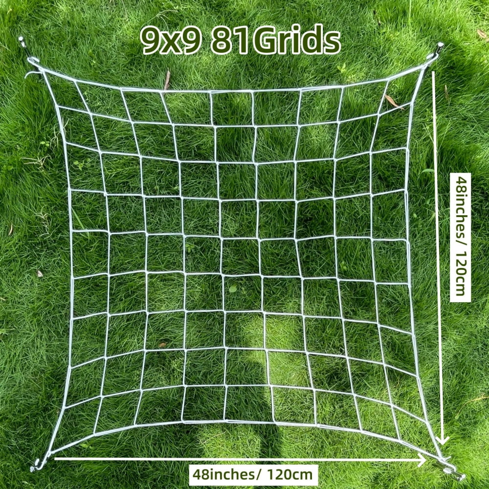 4'' Mesh Trellis Netting for Grow Tents Plant Support Elastic ScrOG ...