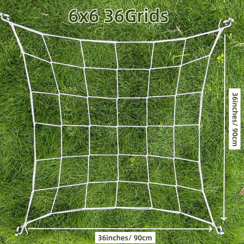 4'' Mesh Trellis Netting for Grow Tents Plant Support Elastic ScrOG ...