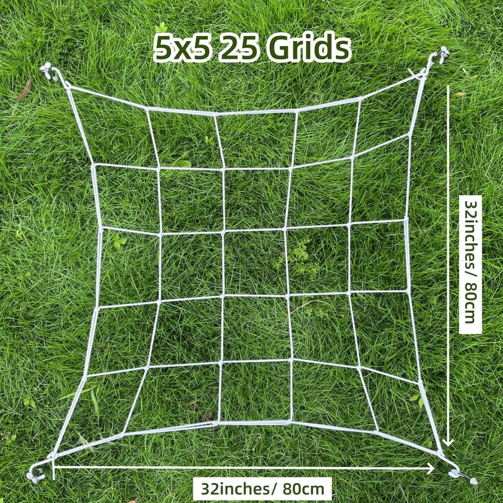 4'' Mesh Trellis Netting for Grow Tents Plant Support Elastic ScrOG ...