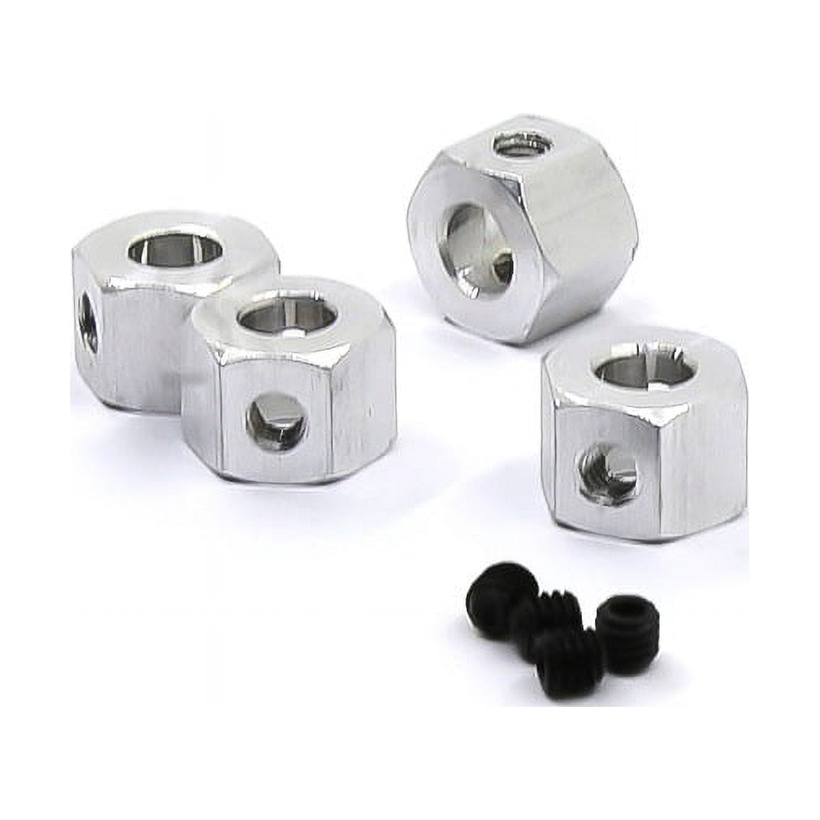 4* Metal Combiner Wheel Hub Hex Adapter RC Car Upgrade Parts For WPL D12 C14 C24 B14 B16 MN D90 ...