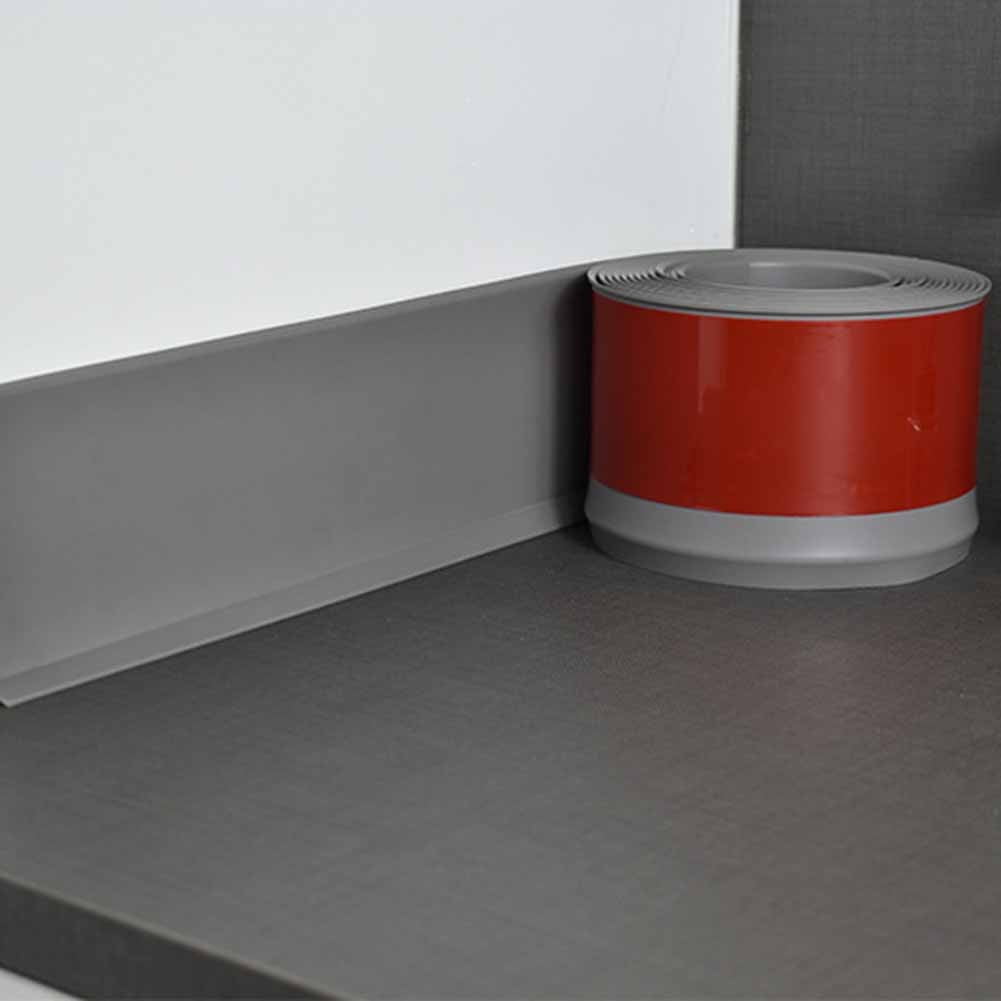 4 Meters Soft Pvc Skirting Plastic Skirting Waterproof Skirting Gray ...