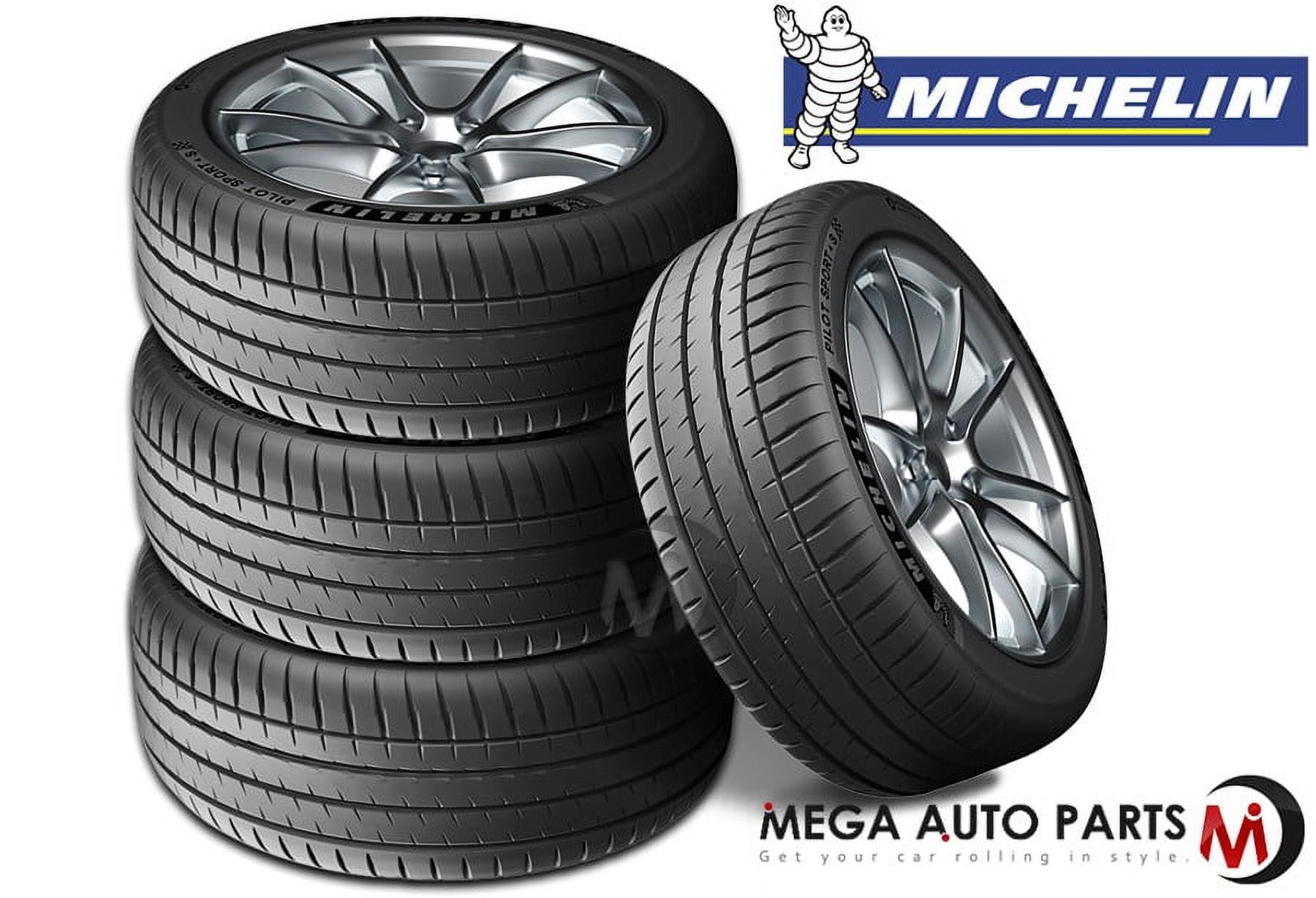 4 Michelin Pilot Sport 4 255/45R17 98Y 320AAA UHP Summer Competition Track MH12581 / 255/45/17 ...