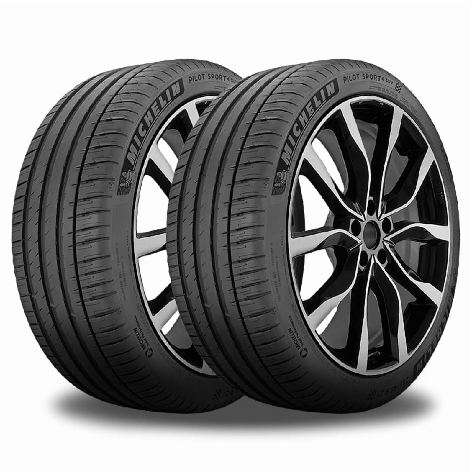 4 Michelin Pilot Sport 4 SUV CUV 235/60R18 107W Max Performance Summer Tires MH43840 / 235/60/18 ...