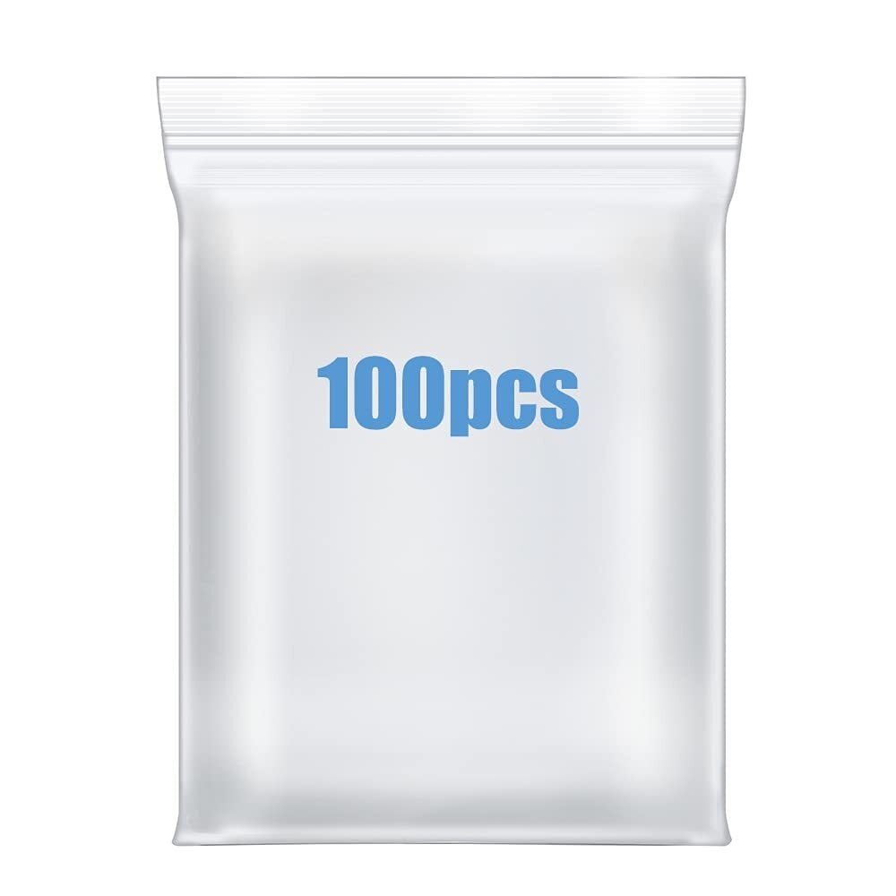 4 Mil Clear 1" x 1" Small Plastic Bags Mini Resealable Zip Seal Lock Poly Baggies With Zipper ...