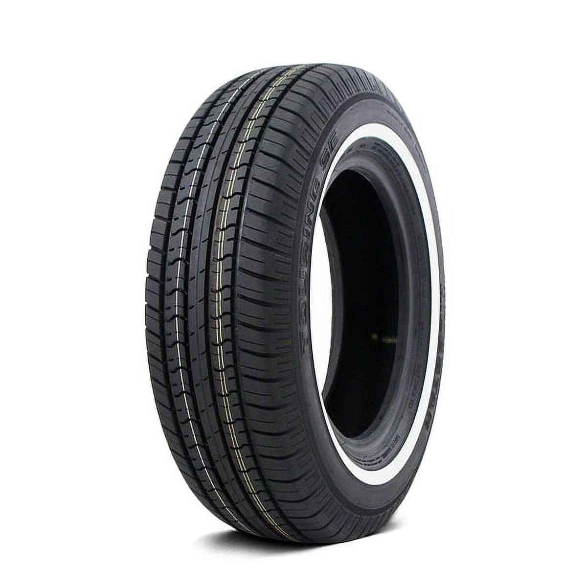 4 Milestar MS775 Touring SLE P195/75R14 92S SL WSW WHITE WALL All ...