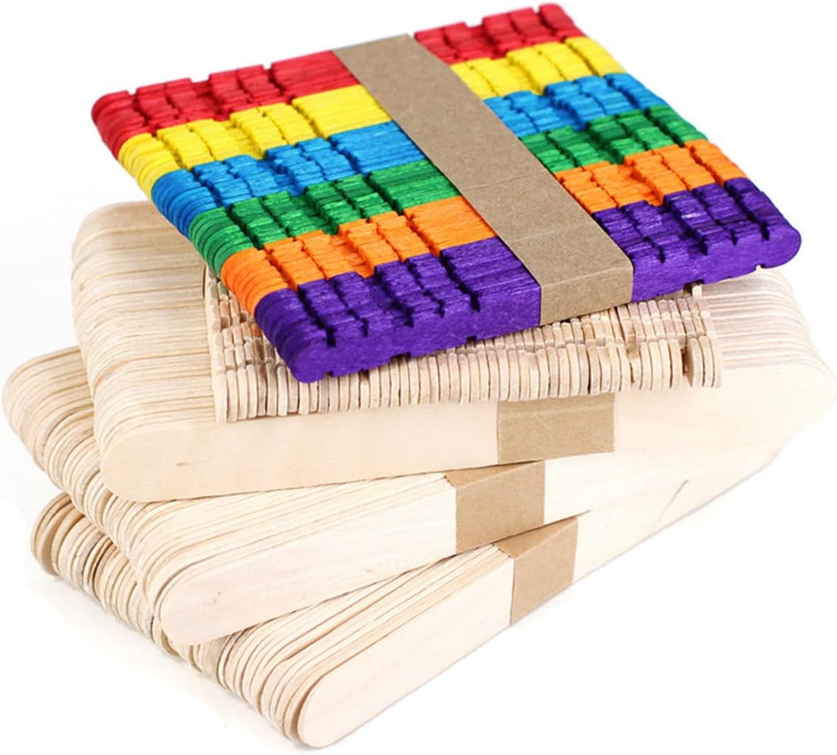 4 Mini Craft Sticks Jumbo Popsicle Sticks Popsicle Craft Sticks Wooden ...