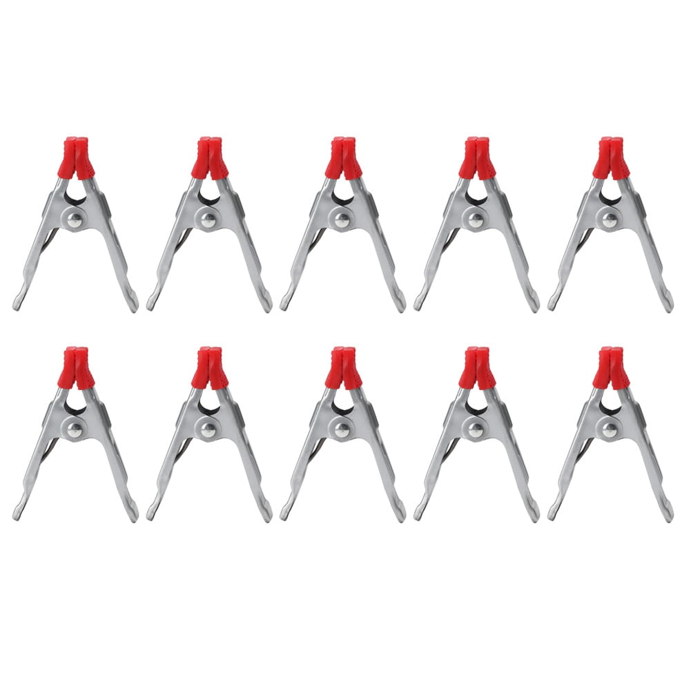 4' Mini Metal Spring Clip Clamp - A-Shape Jaw Clamp for Woodworking and ...