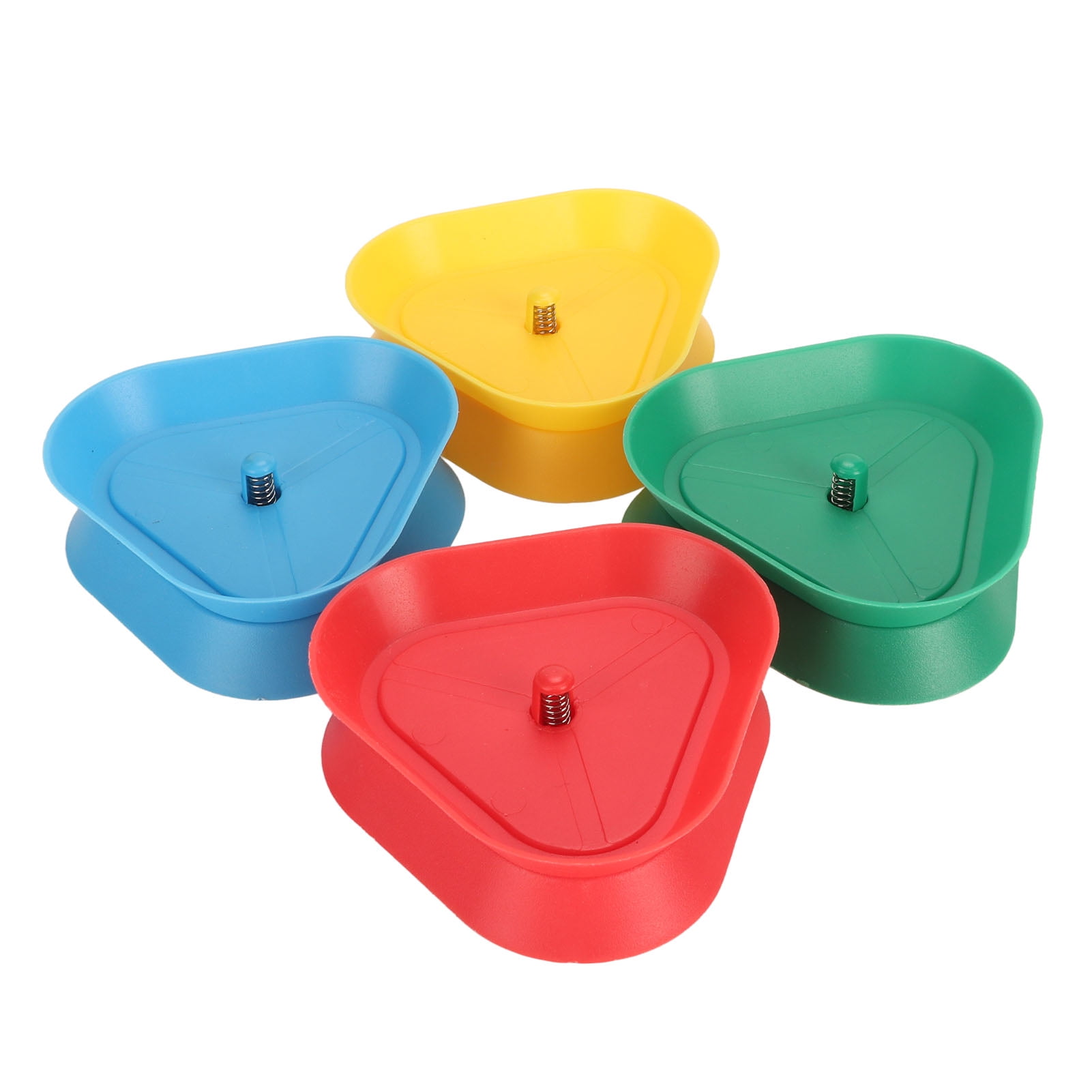 4 Mixed Colors Playing Card Holder Game Card Holder Hands Triangular ...