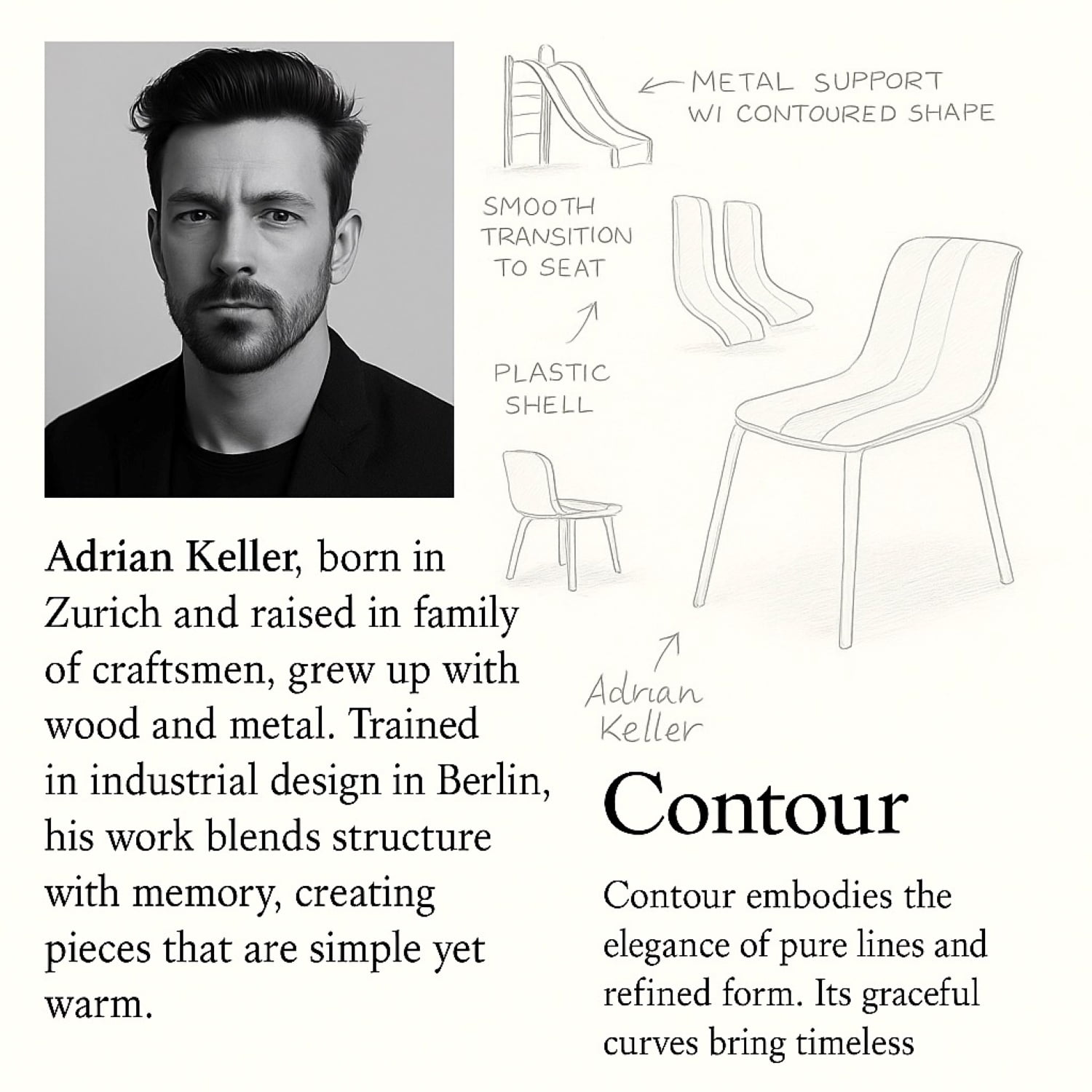 4 Modern Color Block Chairs & 55" White Table Set - Indoor/Outdoor PP ...