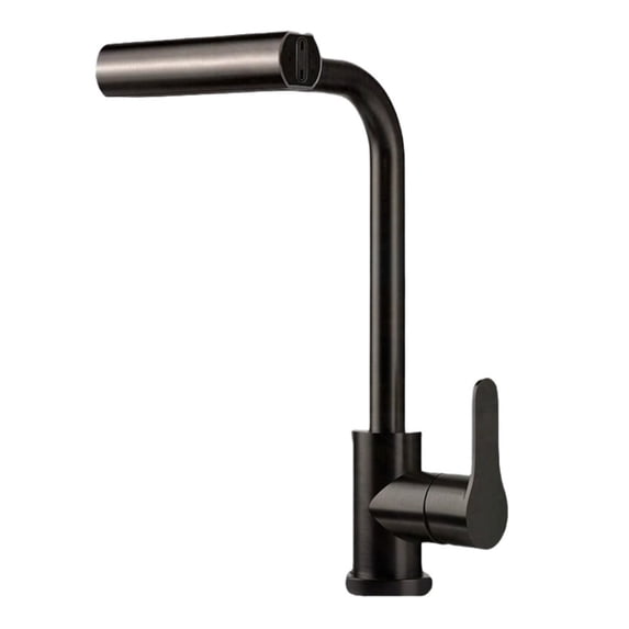 4 Modes Waterfall Kitchen Faucet, Stream Sprayer Stainless Steel Hot ...