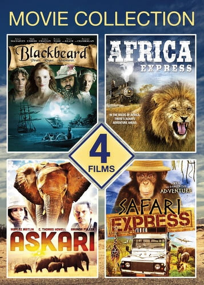 4-Movie Adventure Collection (DVD) - Walmart.com