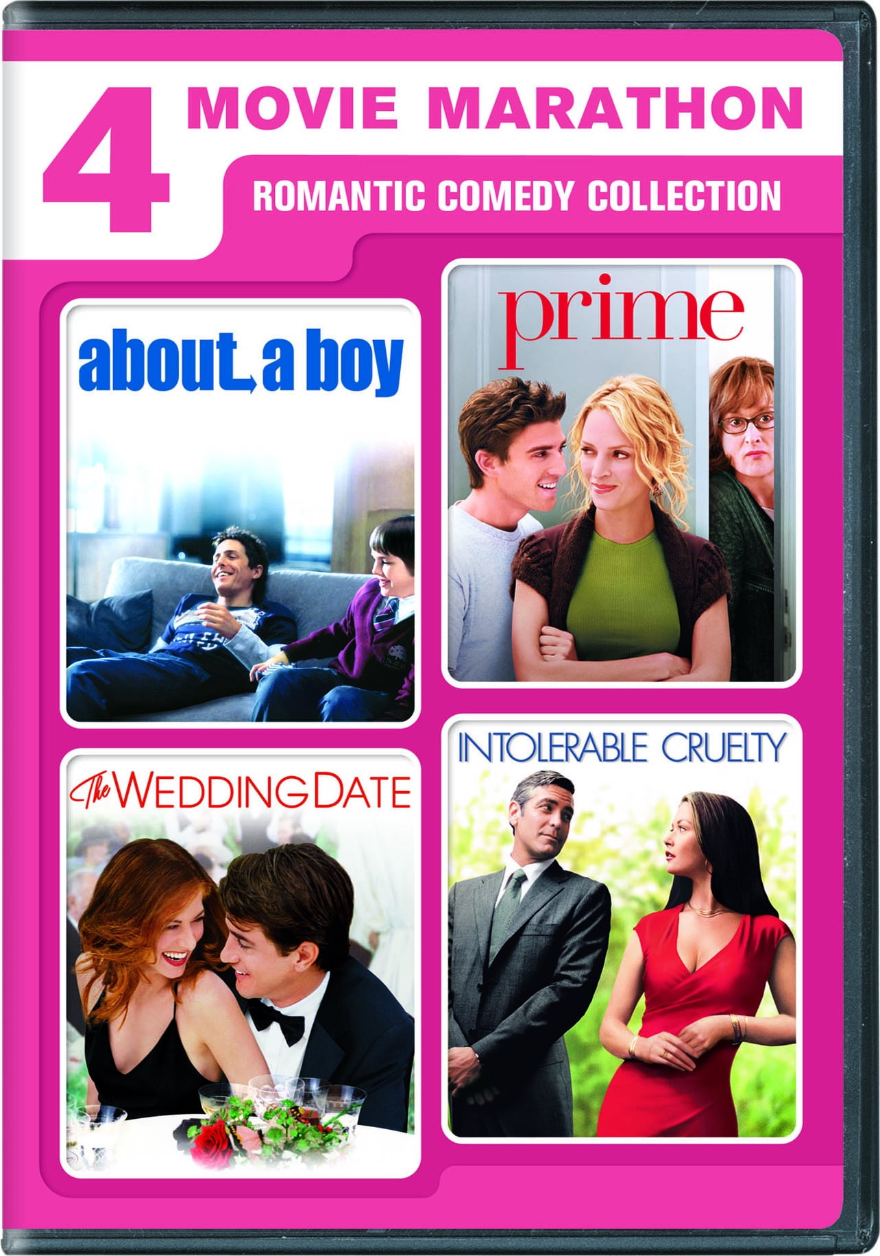 4 Movie Marathon: Romantic Comedy Collection (DVD) - Walmart.com