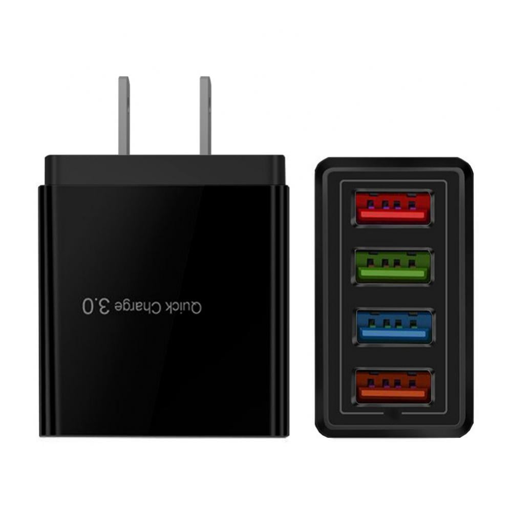 Walmart 4-Port Plug-in Cell Phone Multipurpose Block: Quick Charge 3.0 ...
