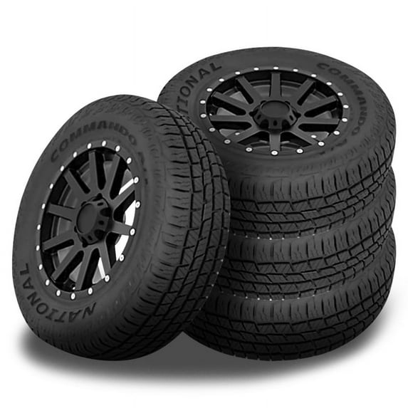 4 National Commando AT4S 265/75R16 116T All Terrain 50K Mi Warranty ...